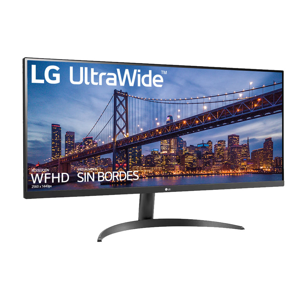 MONITOR LG 34 PULGADAS ULTRAWIDE BORDERLESS │ WFHD │ 34WP500-B - shop ...
